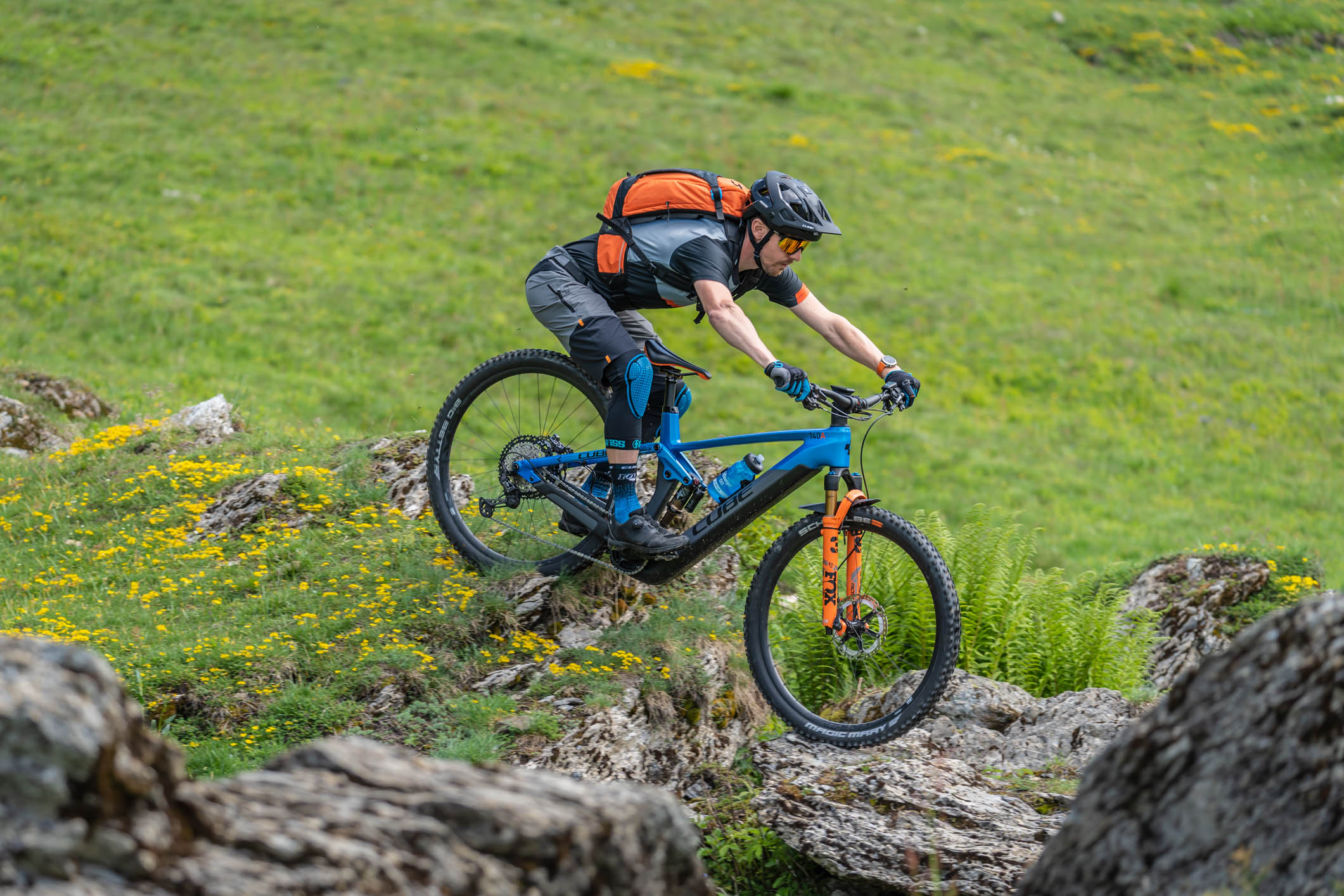 CUBE Stereo Hybrid 140 HPC Actionteam - La star du All-Mountain